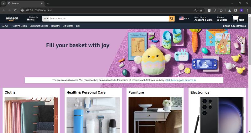 How I redesigned an Amazon clone using HTML and CSS | Atul Kumar posted ... How I redesigned an Amazon clone using HTML and CSS | Atul Kumar posted ...