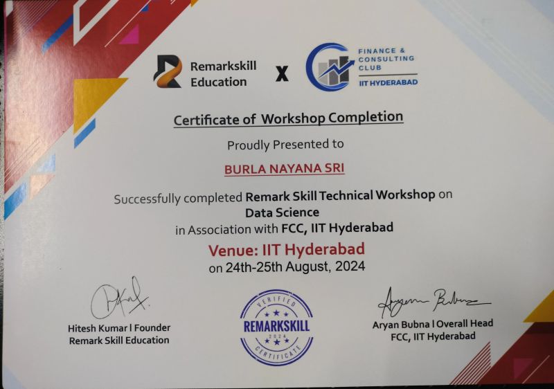 Nayanasri burla on LinkedIn: #datascience #machinelearning # ... Nayanasri burla on LinkedIn: #datascience #machinelearning # ...