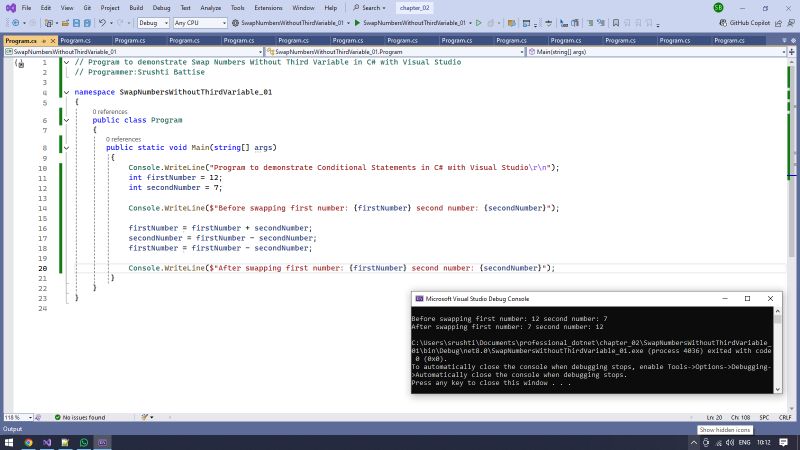 Srushti Battise on LinkedIn: #programmer #coding #microsoft #csharp # ... Srushti Battise on LinkedIn: #programmer #coding #microsoft #csharp # ...