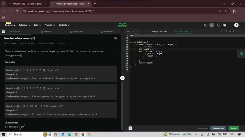 Shruti Chougale on LinkedIn: #gfgchallenge #java #codingjourney # ... Shruti Chougale on LinkedIn: #gfgchallenge #java #codingjourney # ...