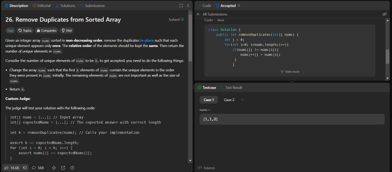 Khushi Yadav on LinkedIn: #100daysofcode #leetcode #array #coding # ... Khushi Yadav on LinkedIn: #100daysofcode #leetcode #array #coding # ...