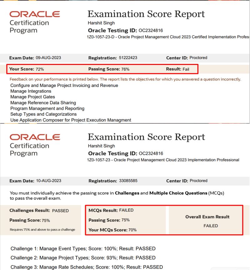 Harshit Singh on LinkedIn: #oracle #learning #success #failure #exam # ... Harshit Singh on LinkedIn: #oracle #learning #success #failure #exam # ...