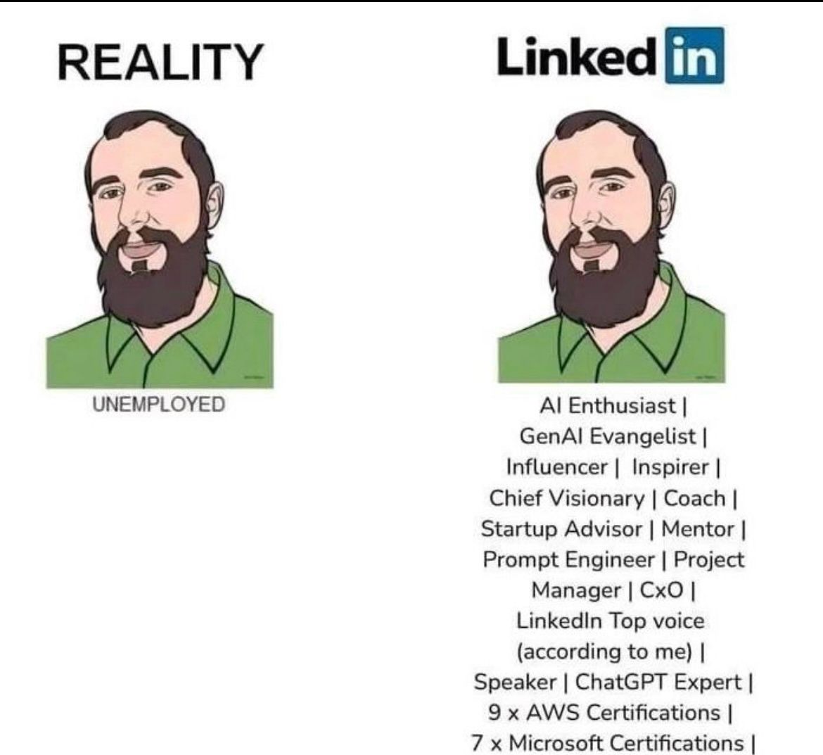 Ayush Kumar on LinkedIn: LinkedIn nowadays 😂 Ayush Kumar on LinkedIn: LinkedIn nowadays 😂