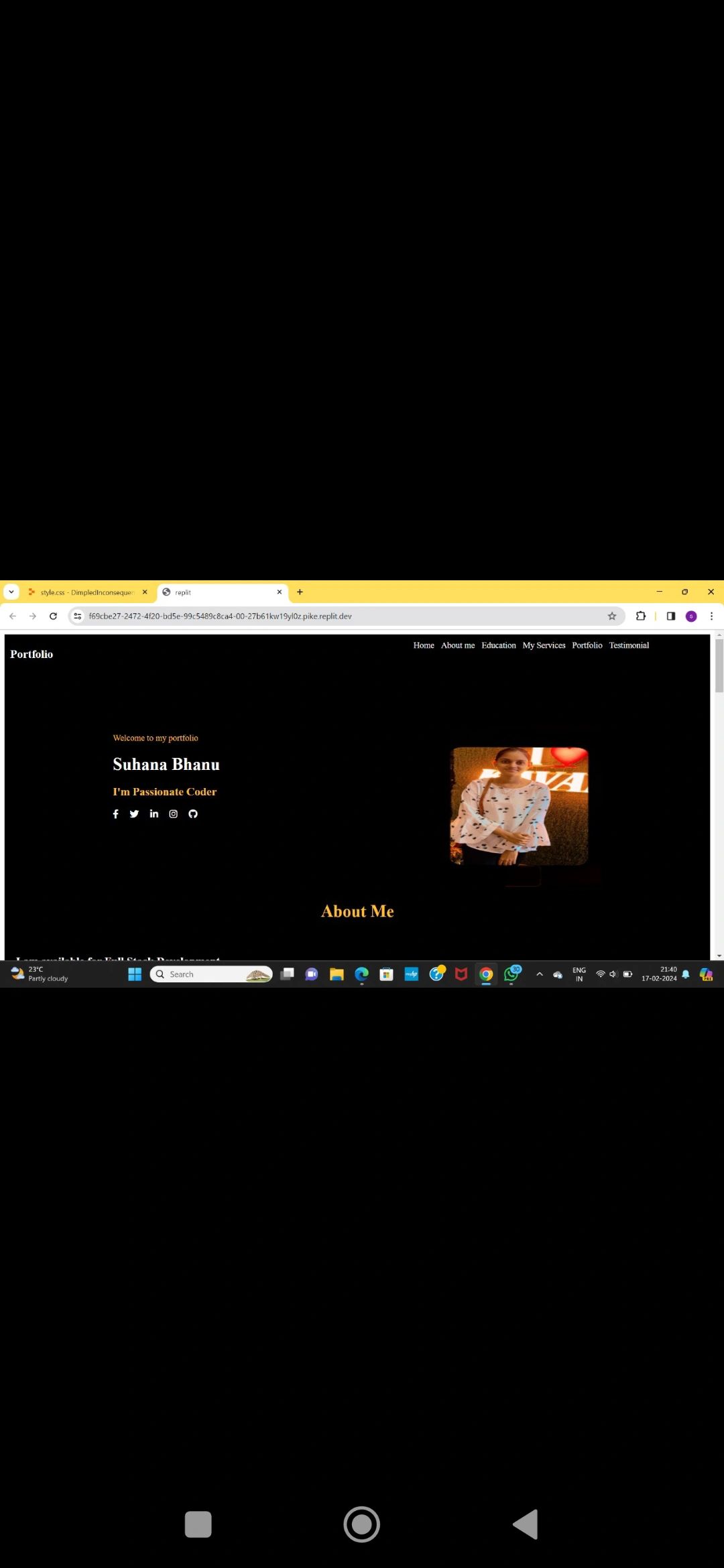 Suhana Bhanu on LinkedIn: #html #css #webdevelopment #portfolio #coding ... Suhana Bhanu on LinkedIn: #html #css #webdevelopment #portfolio #coding ...
