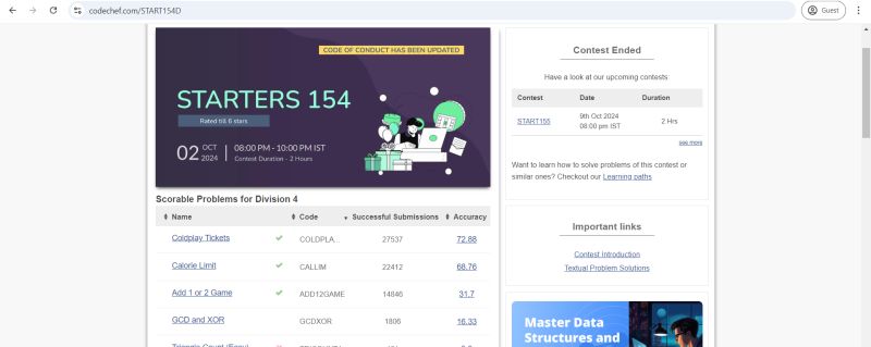 Simran Rawat on LinkedIn: #codechef #java #dsa #problemsolving #coding ... Simran Rawat on LinkedIn: #codechef #java #dsa #problemsolving #coding ...