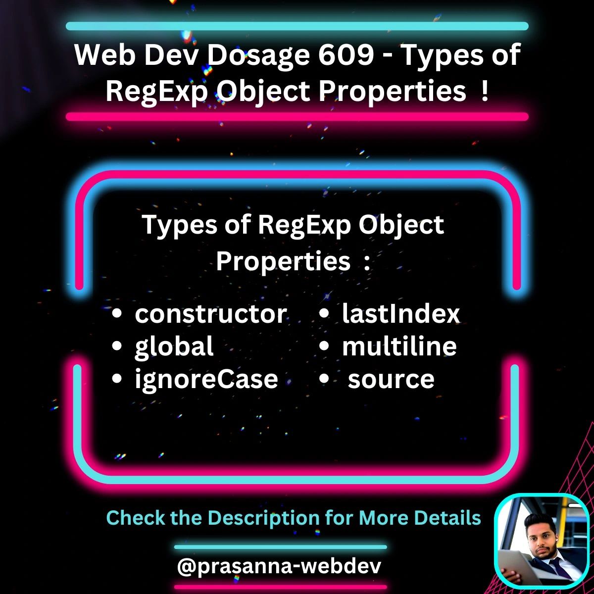 Prasanna D on LinkedIn: #webdevelopment #javascript #regex Prasanna D on LinkedIn: #webdevelopment #javascript #regex