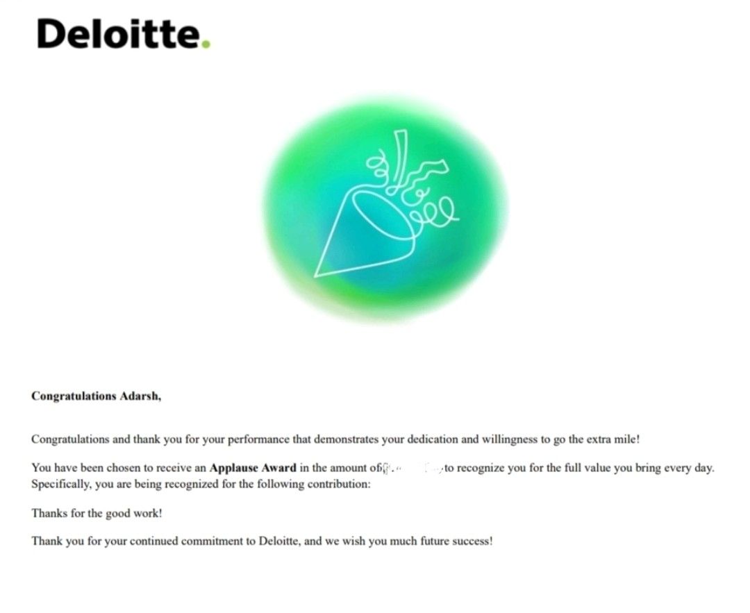 Adarsh Mall on LinkedIn: #deloitte #deloitteusi #deloitteconsulting # ... Adarsh Mall on LinkedIn: #deloitte #deloitteusi #deloitteconsulting # ...