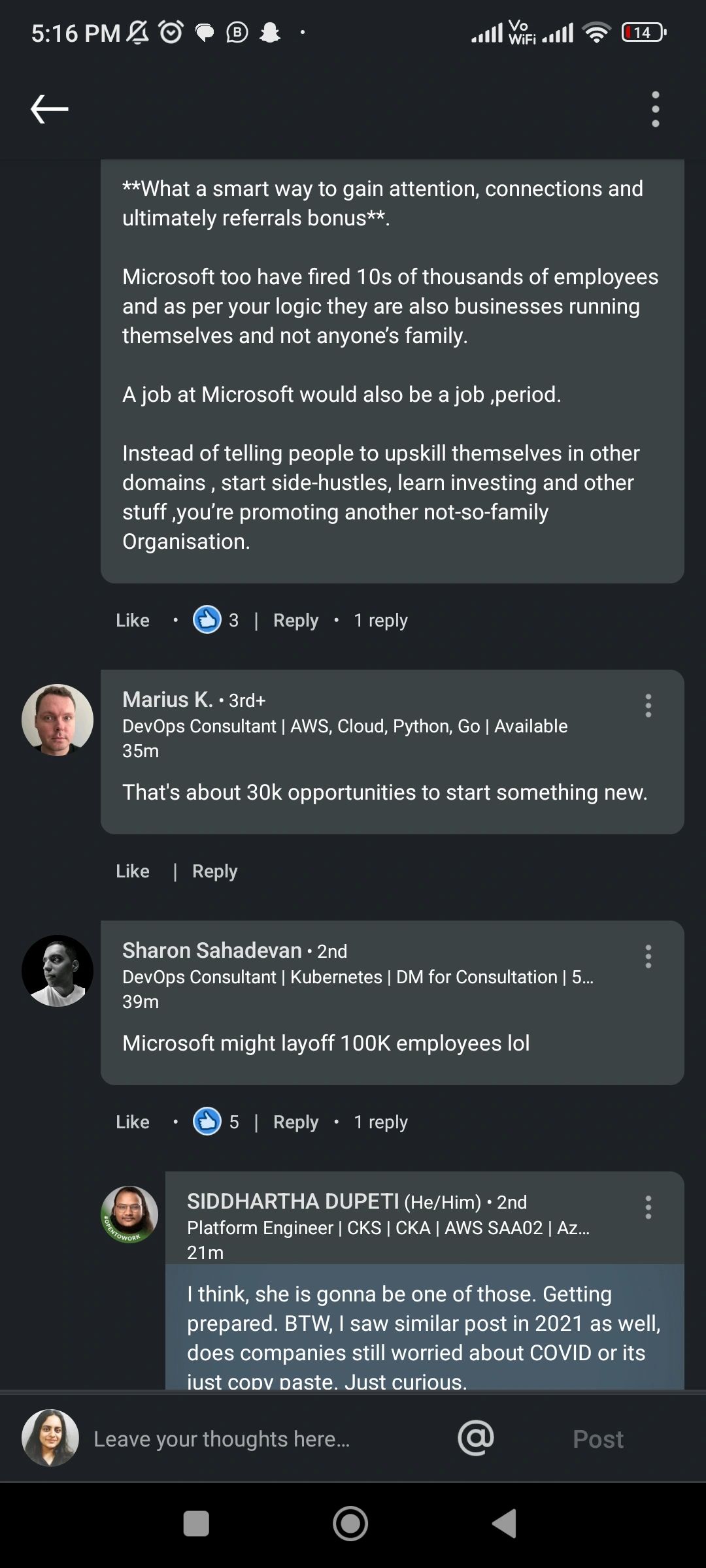 Muskan Handa on LinkedIn: Recently posted that Google might lay off ... Muskan Handa on LinkedIn: Recently posted that Google might lay off ...