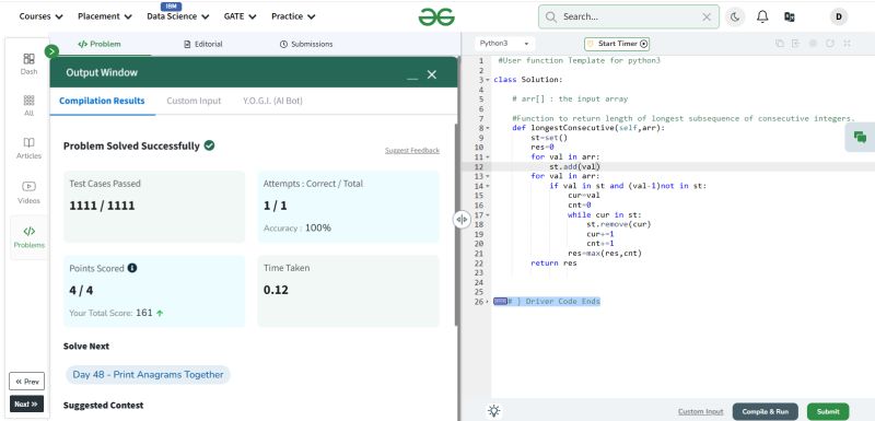 #160daysofcode #python #dsa #hashset #problemsolving #codingchallenge ... #160daysofcode #python #dsa #hashset #problemsolving #codingchallenge ...