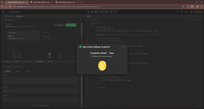 Completed Daily Coding Challenge | Robin Poonia posted on the topic ... Completed Daily Coding Challenge | Robin Poonia posted on the topic ...