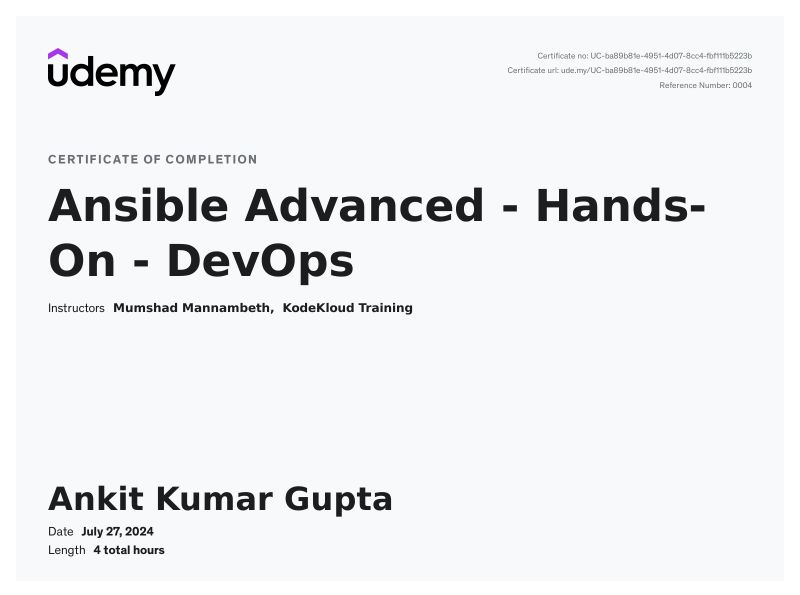 Ankit Kumar Gupta on LinkedIn: #devops #ansible #aws #automation # ... Ankit Kumar Gupta on LinkedIn: #devops #ansible #aws #automation # ...