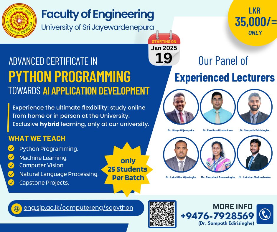 Sampath Edirisinghe on LinkedIn: #python #aidevelopment # ... Sampath Edirisinghe on LinkedIn: #python #aidevelopment # ...
