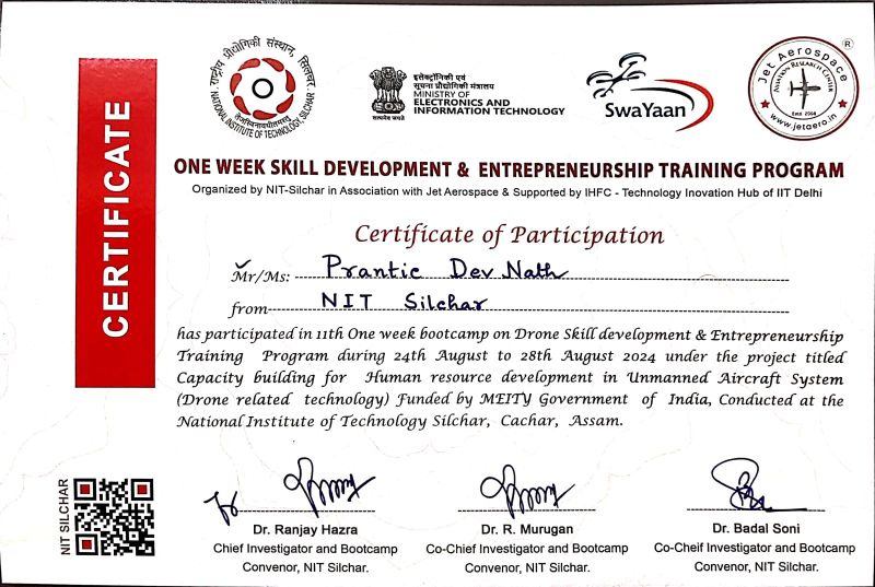 Prantic Dev Nath on LinkedIn: #skilldevelopment #drone #bootcamp # ... Prantic Dev Nath on LinkedIn: #skilldevelopment #drone #bootcamp # ...