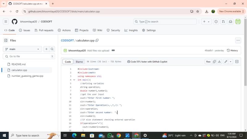 Bhoomi Tayal on LinkedIn: #codsoft #internship #calculatorproject # ... Bhoomi Tayal on LinkedIn: #codsoft #internship #calculatorproject # ...