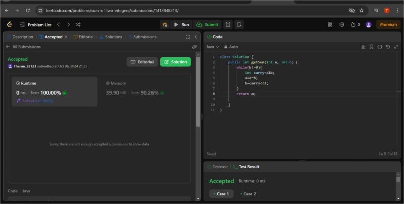 Tharun A on LinkedIn: #100daysofcode #leetcode #java #100daysofcode #snsct Tharun A on LinkedIn: #100daysofcode #leetcode #java #100daysofcode #snsct