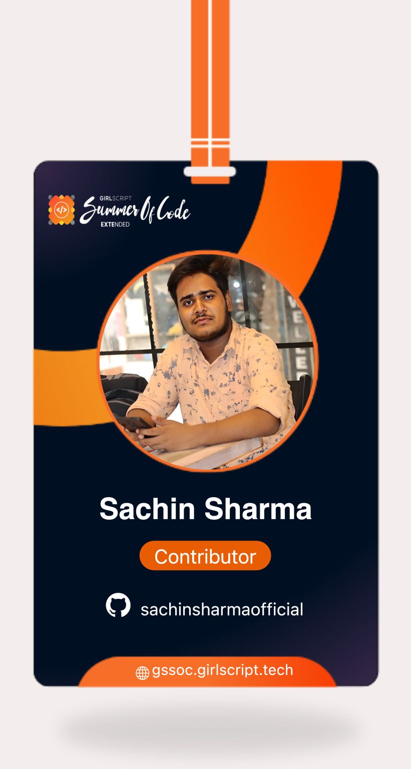 Sachin Sharma on LinkedIn: #gssoc #opensource Sachin Sharma on LinkedIn: #gssoc #opensource