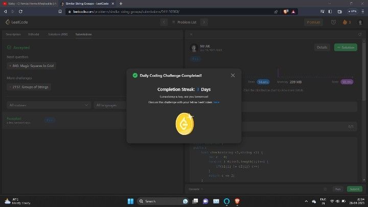 Ajay Mondal on LinkedIn: #coding #leetcode #gfg #cpp #c Ajay Mondal on LinkedIn: #coding #leetcode #gfg #cpp #c