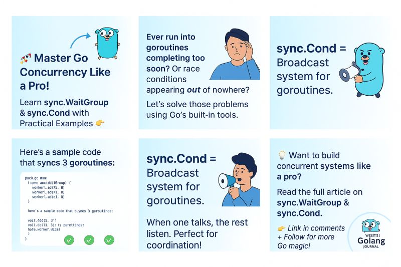 🚨 WaitGroup isn’t a magic wand… and sync.Cond is not a spellbook! | The ... 🚨 WaitGroup isn’t a magic wand… and sync.Cond is not a spellbook! | The ...