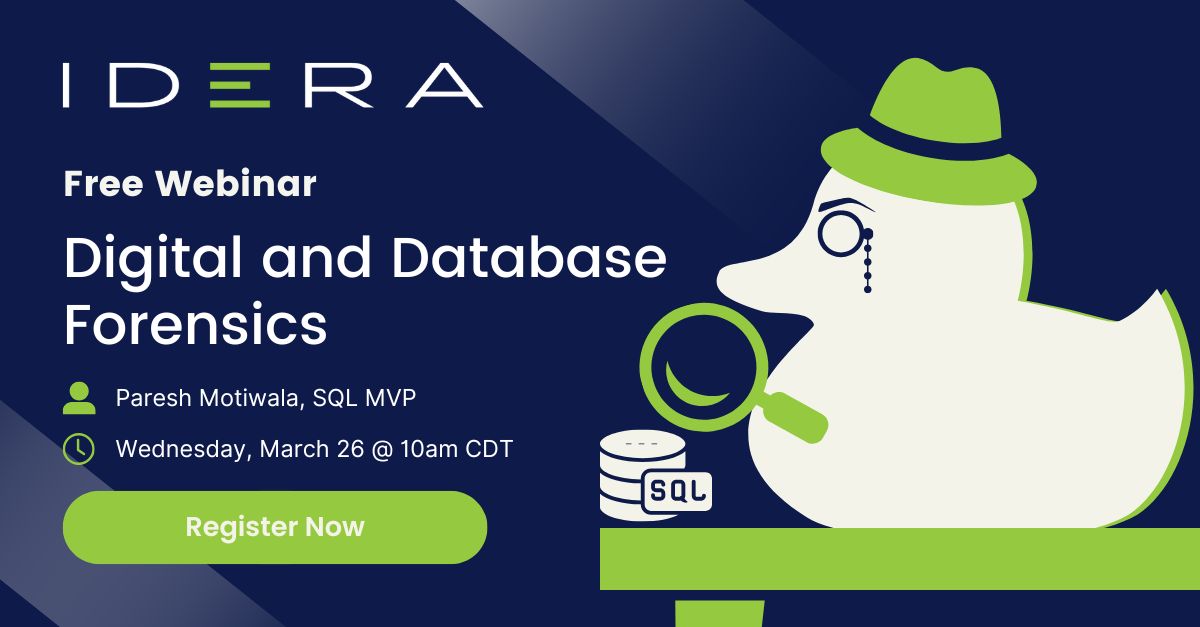 #sql #dba #sqlserver #database #databaseforensics #datalossprevention ... #sql #dba #sqlserver #database #databaseforensics #datalossprevention ...