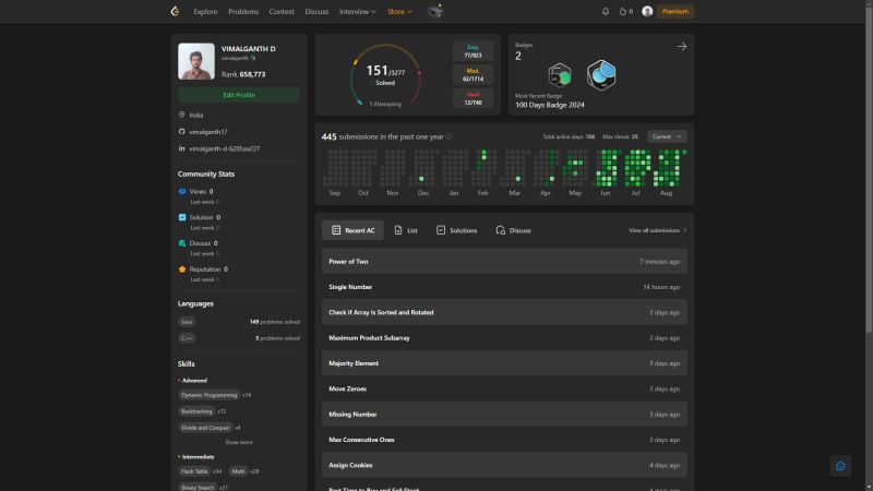 VIMALGANTH DURAISAMY on LinkedIn: #100daysofcode #recursion # ... VIMALGANTH DURAISAMY on LinkedIn: #100daysofcode #recursion # ...