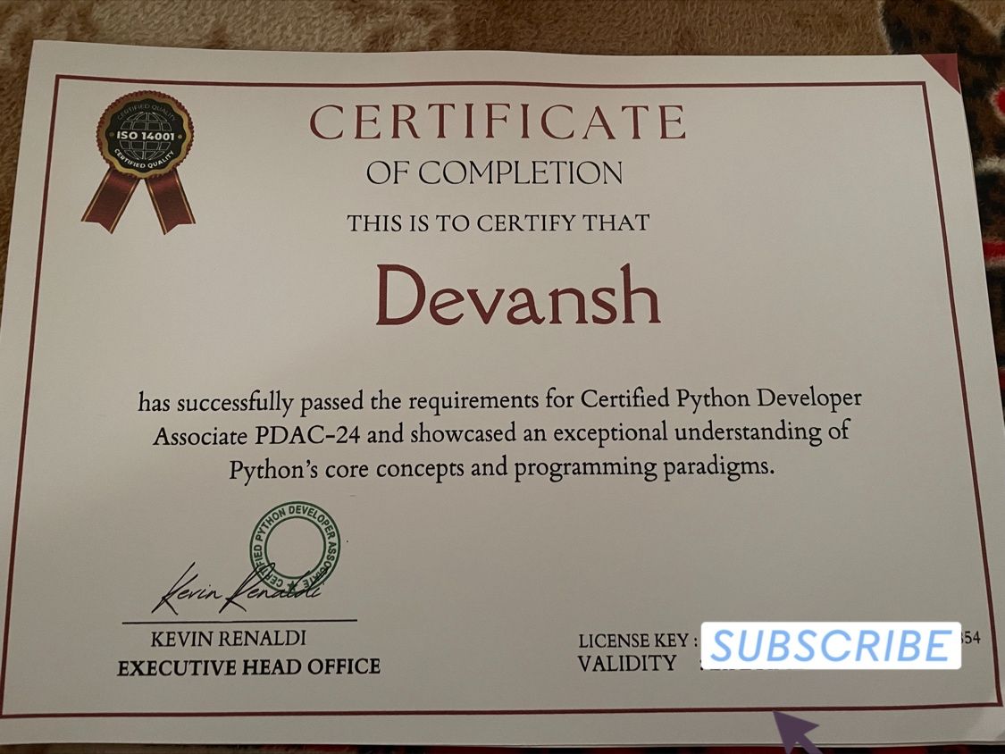 Devansh Dhaka on LinkedIn: #pythoncode #pythonprogramming Devansh Dhaka on LinkedIn: #pythoncode #pythonprogramming