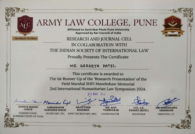 #humanitarianlaw #researchpresentation #gratitude #armylawcollegepune ... #humanitarianlaw #researchpresentation #gratitude #armylawcollegepune ...