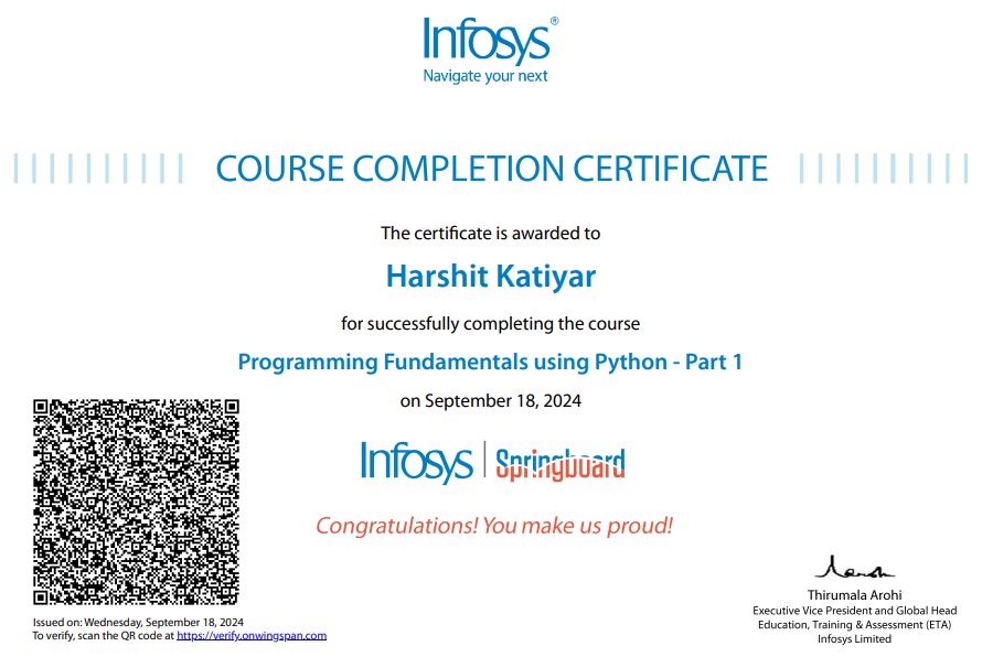 Harshit katiyar on LinkedIn: #python #coding #pythonprogramming # ... Harshit katiyar on LinkedIn: #python #coding #pythonprogramming # ...