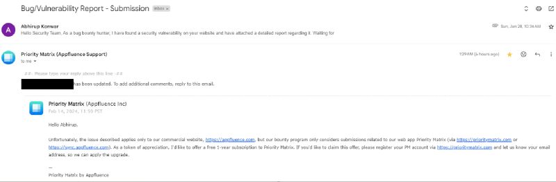 Abhirup Konwar on LinkedIn: 🔒 Reported a vulnerability and scored some ... Abhirup Konwar on LinkedIn: 🔒 Reported a vulnerability and scored some ...