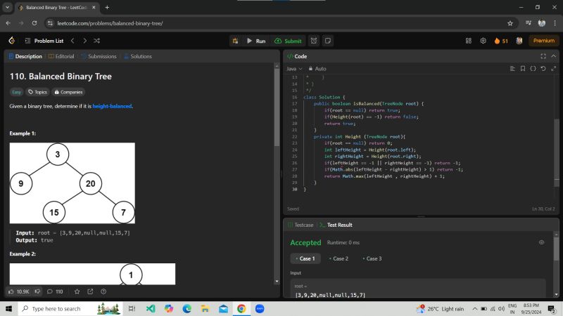 Krishna Pratap Singh on LinkedIn: #dsawithjava #leetcode110 # ... Krishna Pratap Singh on LinkedIn: #dsawithjava #leetcode110 # ...
