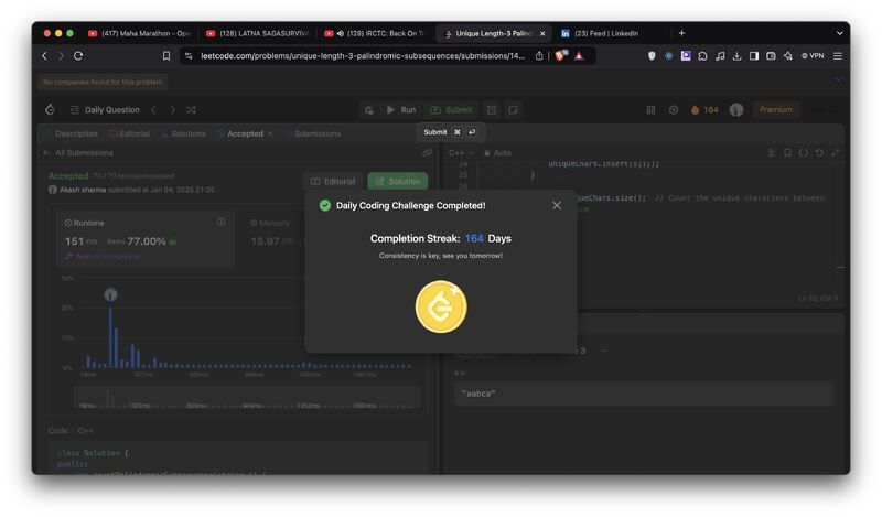 Akash Sharma on LinkedIn: #codingjourney #leetcode #problemsolving # ... Akash Sharma on LinkedIn: #codingjourney #leetcode #problemsolving # ...