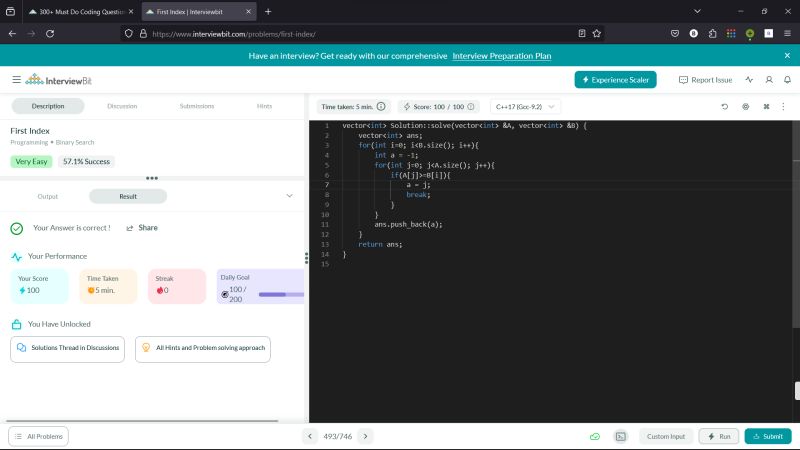 Day 4 of #365daysofcodechallenge on InterviewBit | Shiv Sagar posted on ... Day 4 of #365daysofcodechallenge on InterviewBit | Shiv Sagar posted on ...