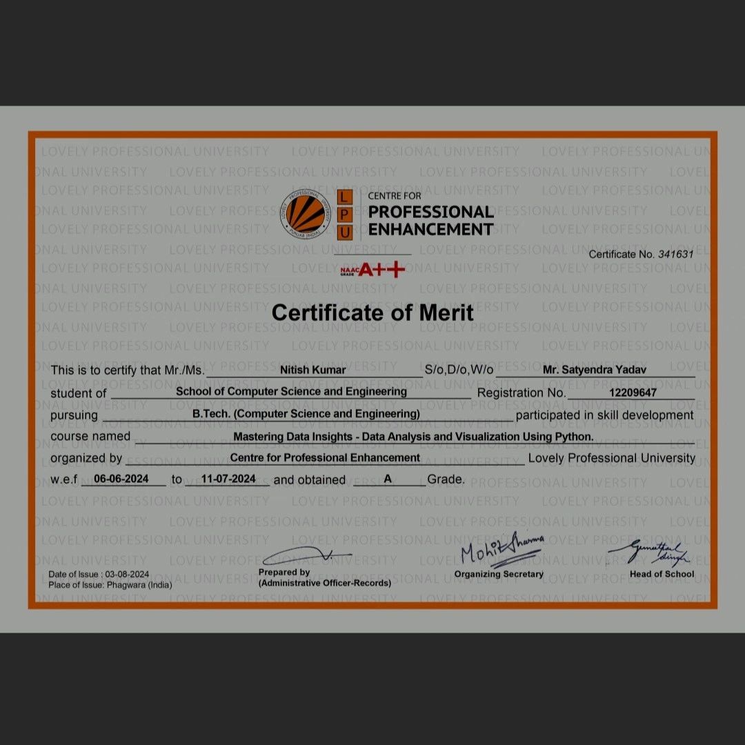Nitish Kumar on LinkedIn: #datascience #python #datavisualization #lpu ... Nitish Kumar on LinkedIn: #datascience #python #datavisualization #lpu ...