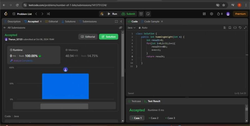 Tharun A on LinkedIn: #100daysofcode #leetcode #snsct #100daysofcode #java Tharun A on LinkedIn: #100daysofcode #leetcode #snsct #100daysofcode #java