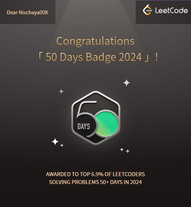 Nischaya Garg on LinkedIn: #dsa #leetcode #cpp #keepgrinding Nischaya Garg on LinkedIn: #dsa #leetcode #cpp #keepgrinding