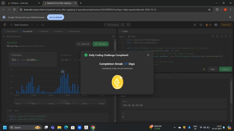 Amrit Raj on LinkedIn: #leetcode #codingchallenge #algorithms # ... Amrit Raj on LinkedIn: #leetcode #codingchallenge #algorithms # ...