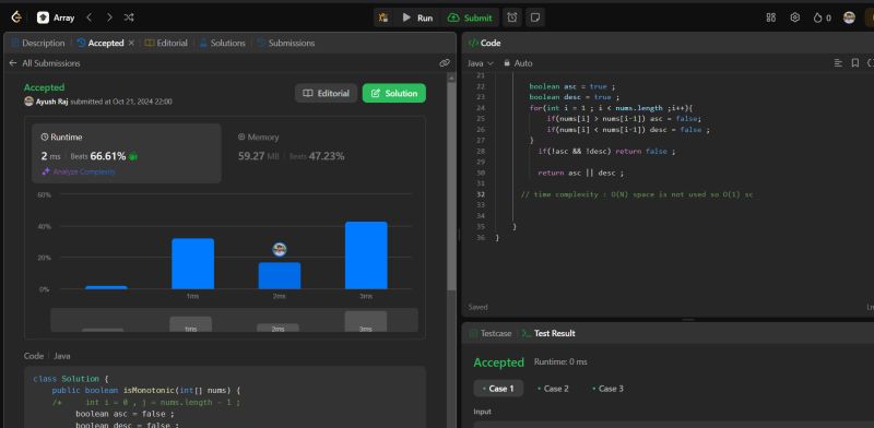 Ayush Raj on LinkedIn: #100dayofcode #leetcode #problemsolving #array # ... Ayush Raj on LinkedIn: #100dayofcode #leetcode #problemsolving #array # ...