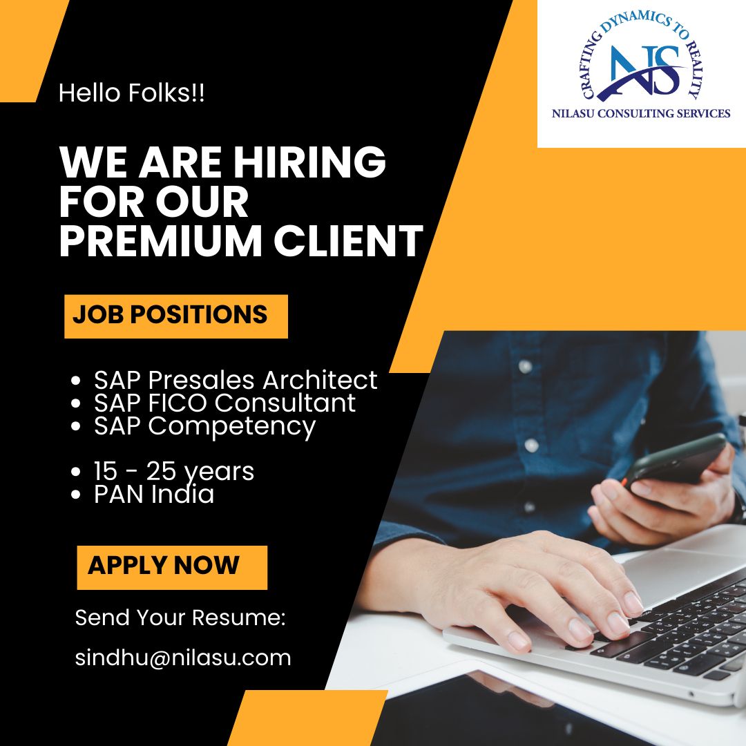 Sindhu Jackson on LinkedIn: #presales #architect #sapconsultant # ... Sindhu Jackson on LinkedIn: #presales #architect #sapconsultant # ...