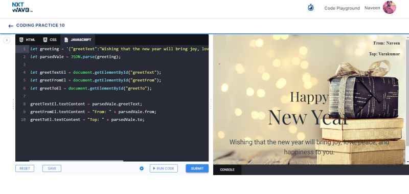 Naveen Sureddi on LinkedIn: #javascript #100daysofcode #nxtwaveteam # ... Naveen Sureddi on LinkedIn: #javascript #100daysofcode #nxtwaveteam # ...
