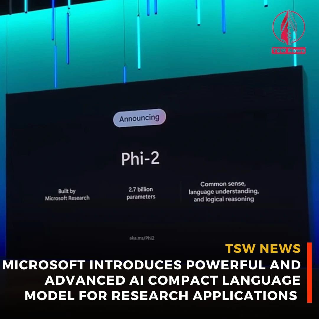 Microsoft introduces Phi-2, a language model for research | TSW NEWS ... Microsoft introduces Phi-2, a language model for research | TSW NEWS ...