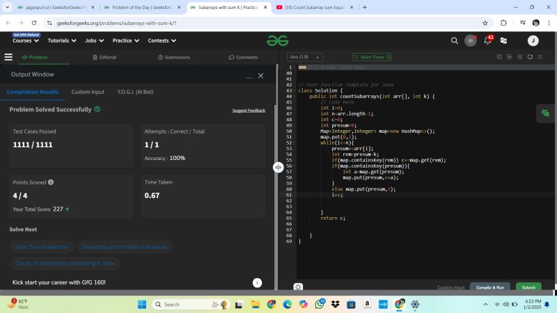 Jagan M A on LinkedIn: #gfg160 #geekstreak2022 #dsa #programming #java Jagan M A on LinkedIn: #gfg160 #geekstreak2022 #dsa #programming #java