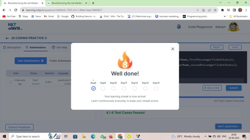 Aakash Chettay on LinkedIn: #100daysofcode #javascript #codingjourney # ... Aakash Chettay on LinkedIn: #100daysofcode #javascript #codingjourney # ...