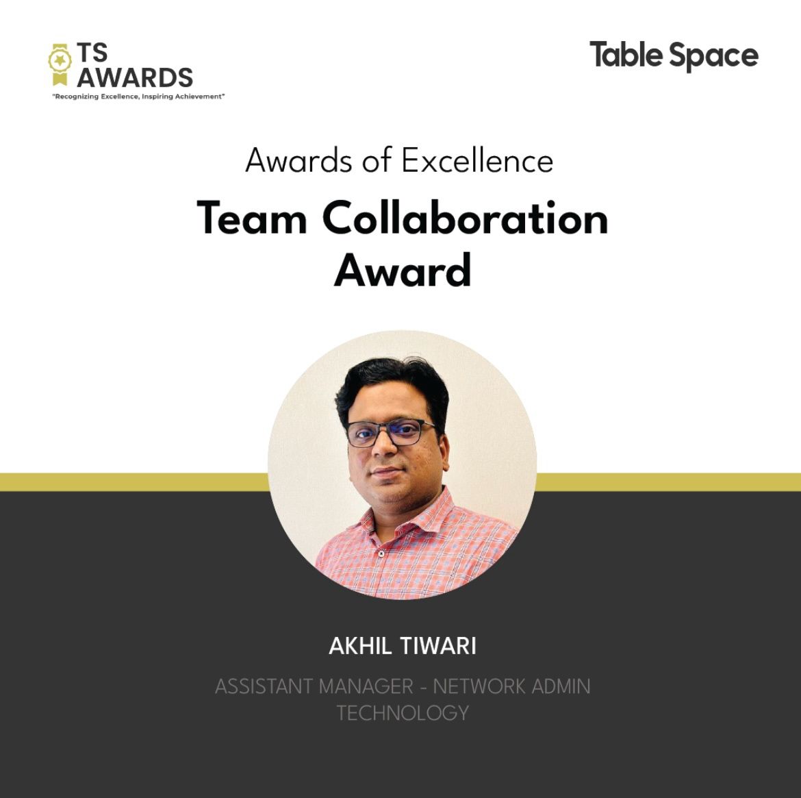Akhil Tiwari on LinkedIn: #tablespace #tsawards Akhil Tiwari on LinkedIn: #tablespace #tsawards