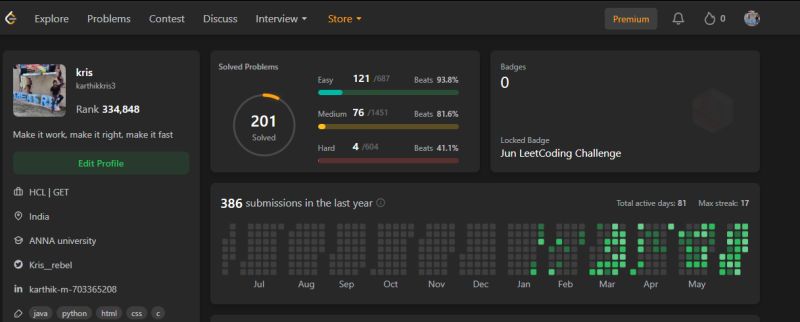 KARTHIK M on LinkedIn: #leetcode #codingjourney #problemsolving # ... KARTHIK M on LinkedIn: #leetcode #codingjourney #problemsolving # ...