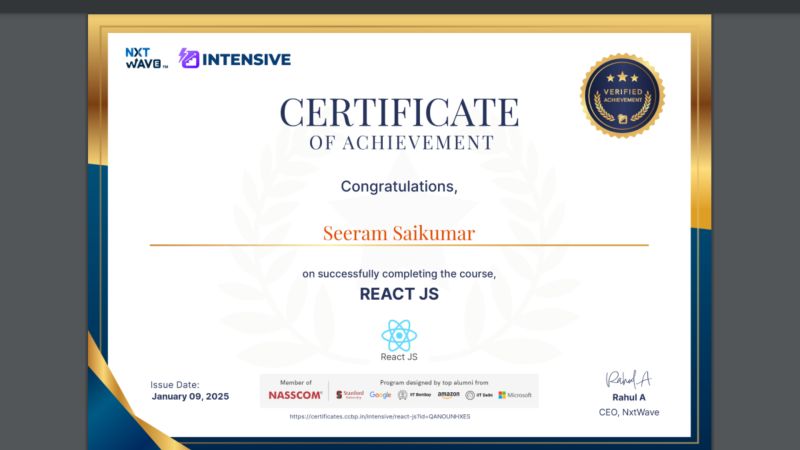 Saikumar Seeram on LinkedIn: #reactjs #react #reactjs #webdevelopment # ... Saikumar Seeram on LinkedIn: #reactjs #react #reactjs #webdevelopment # ...