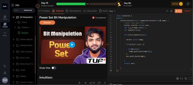#dsa #takeyouforward #striver #learningjourney #coding #100daysofcode ... #dsa #takeyouforward #striver #learningjourney #coding #100daysofcode ...