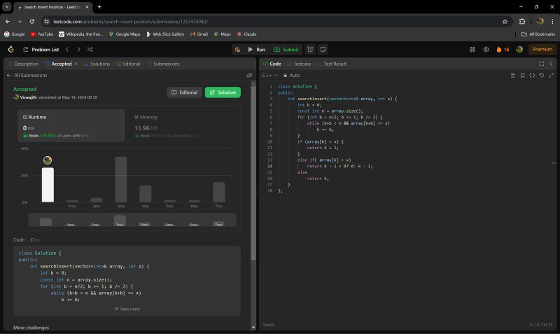Viswajith S on LinkedIn: #leetcodedailychallenge #problemsolving # ... Viswajith S on LinkedIn: #leetcodedailychallenge #problemsolving # ...