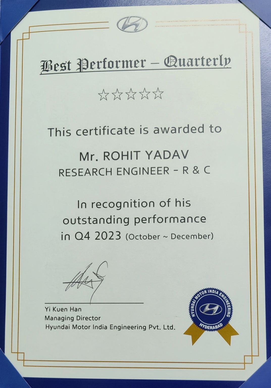 Rohit Yadav on LinkedIn: #bestperformer #teamwork #gratitude Rohit Yadav on LinkedIn: #bestperformer #teamwork #gratitude