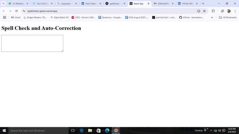#reactjs #mui #ai #spellcheck #learnbydoing #autocorrection… | VISHAL ... #reactjs #mui #ai #spellcheck #learnbydoing #autocorrection… | VISHAL ...