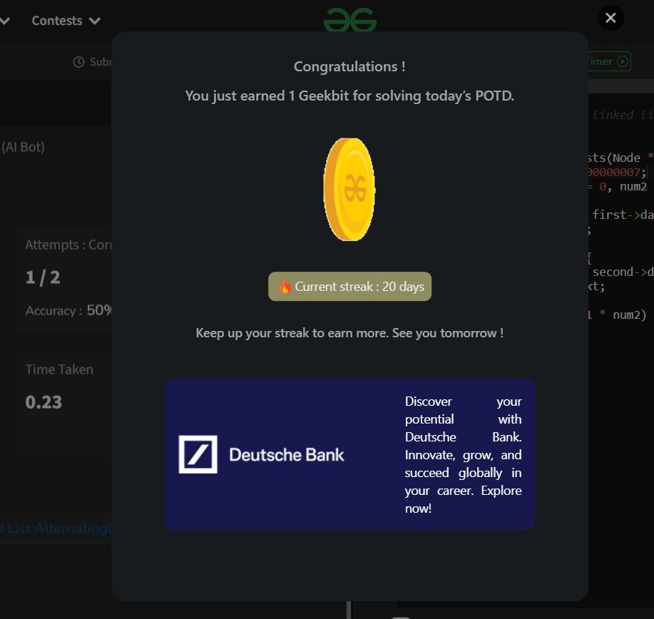 Pranjal Grover on LinkedIn: #geekstreak24 #codingjourney #cpp # ... Pranjal Grover on LinkedIn: #geekstreak24 #codingjourney #cpp # ...