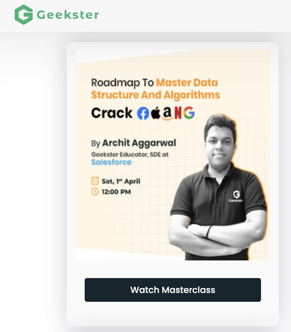 Archit Aggarwal on LinkedIn: #geekster #edtech #education #learning # ... Archit Aggarwal on LinkedIn: #geekster #edtech #education #learning # ...